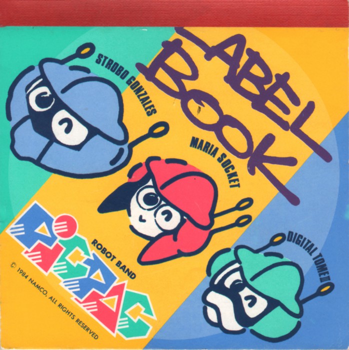 ナムコ「ロボットバンドピクパク」カセットレーベルブック/namcoRobotBandPICPACLabelBook